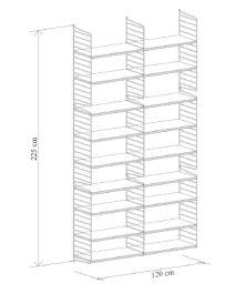 Jan van Beek | String Systeem Kast showroommodel | Eigentijds Wonen